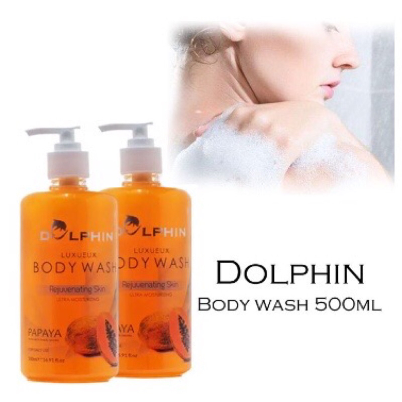 Jual [BPOM] Dolphin Body Wash 500Ml Pepaya | Shopee Indonesia