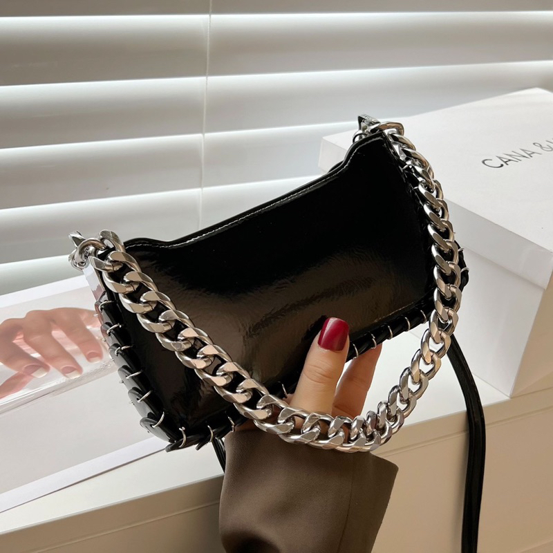 Jual Tas Selempang Kulit Wanita Dompet Hp Cewek Rantai Mini Handbag GT ...