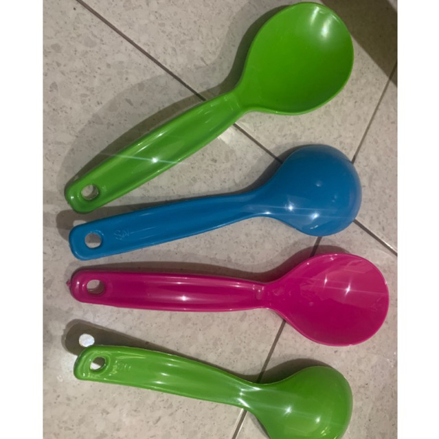 Jual Entong Nasi Nagata Sendok Nasi Rainbow/ Colek plastik / Entong ...