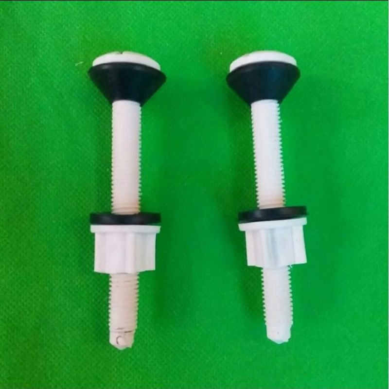 Jual Baut pvc tangki kloset duduk / skrup plastik | Shopee Indonesia