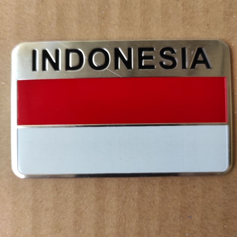 Jual emblem stiker STICKER logo lambang bendera indonesia merah putih ...