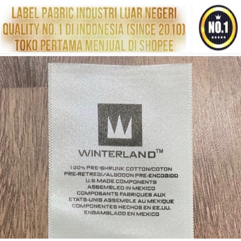 Jual SOLDLABEL LABEL PANRIC INDUSTRI LABEL WINTERLAND | Shopee Indonesia