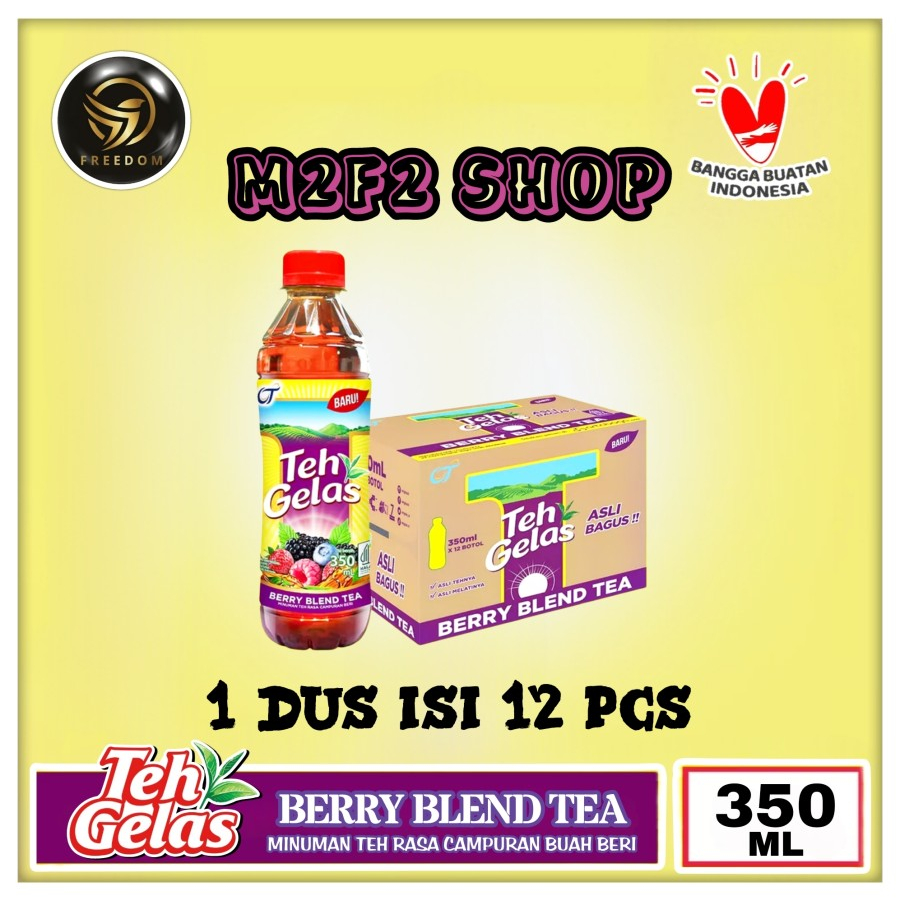 Jual Teh Gelas Berry Blend Tea Botol Plastik Pet - 350 ml (Kemasan ...