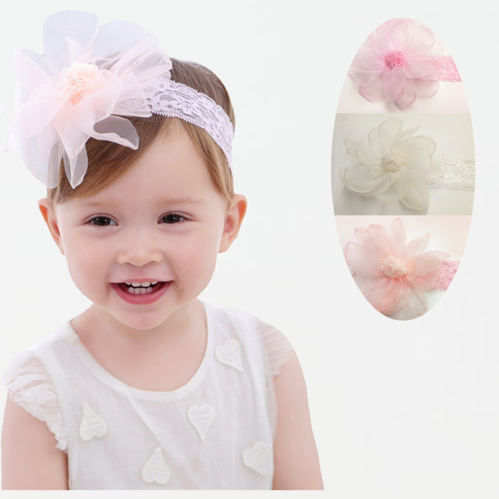 Jual Korea Bandana Anak Perempuan Bayi Bando Aksesoris Kepala Bunga ...