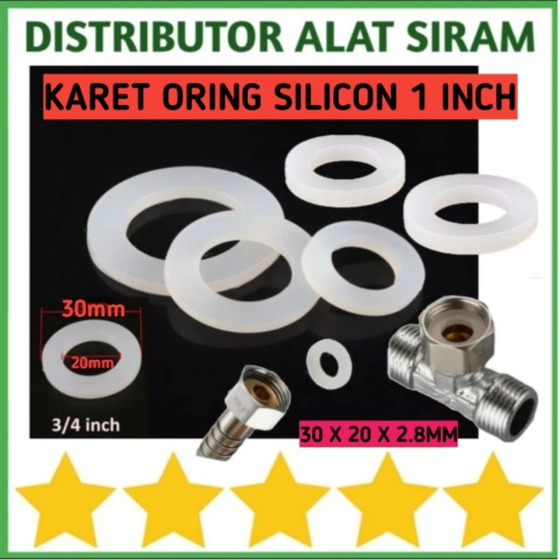 Jual KARET O RING SEAL 1 INCH GROMMET 30 X 20 X 3 MM CINCIN WASHER ...