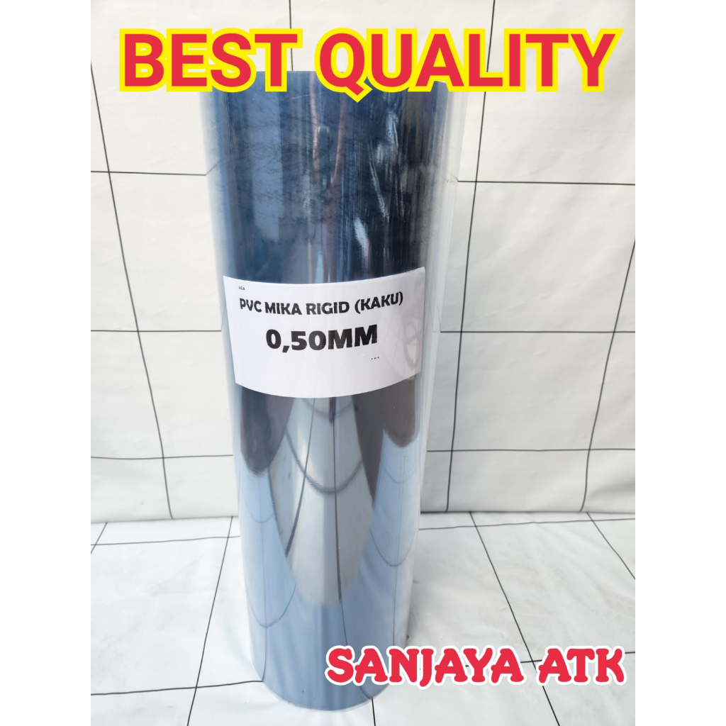 Jual Plastik Mika Kaku Rigid PVC Clear Bening Tebal 0,50 mm Lebar 70cm Mika Hantaran Kotak ...