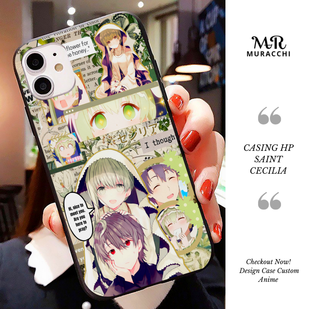 Jual Custom Case Casing Anime Saint Cecilia / Casing HP Anime Shiro ...
