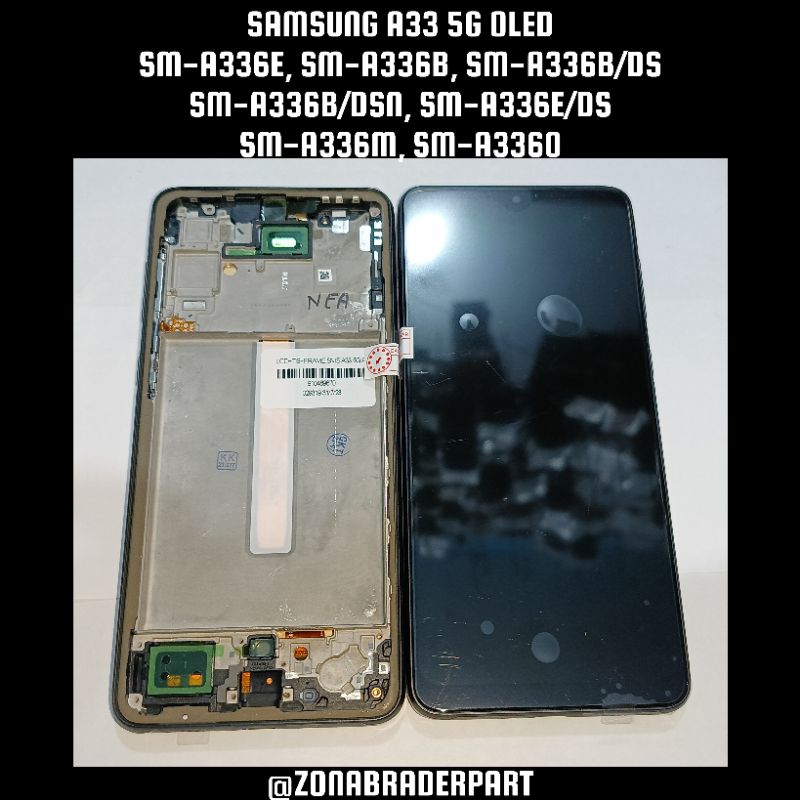 Jual LCD + TS + FRAME SAMSUNG A33 5G OLED / SM-A336E, SM-A336B, SM ...