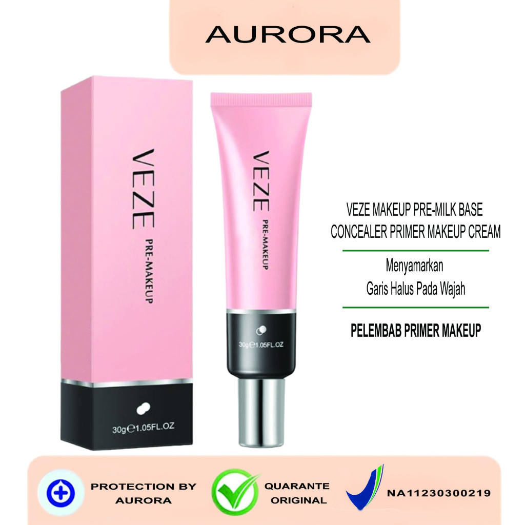 Jual [BPOM] - Veze UV Shield Makeup Pre-Milk Base Concealer Primer ...