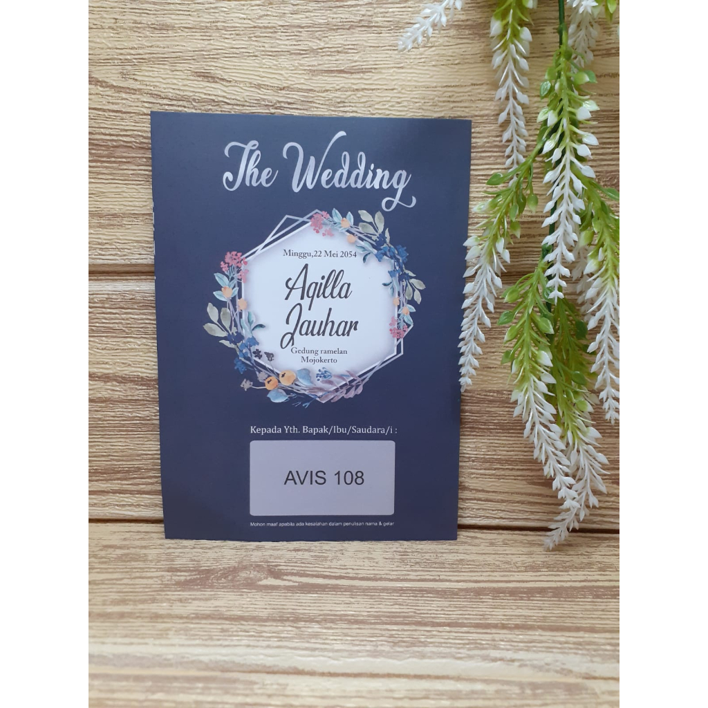 Jual Blangko Undangan Avis 108 Murah | Shopee Indonesia