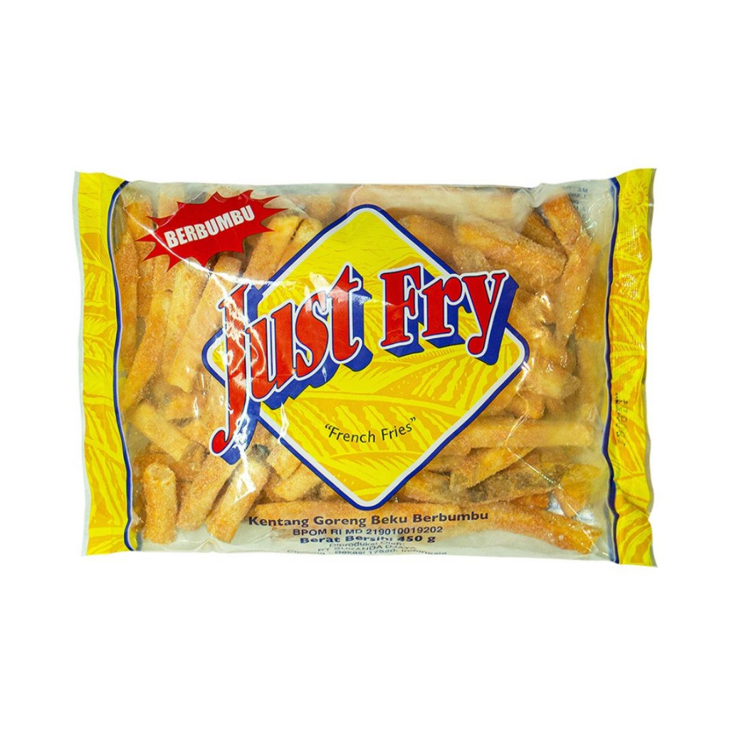 Jual Kentang Just Fry Berbumbu / French Fries Just Fry Seasoned 450 gr ...
