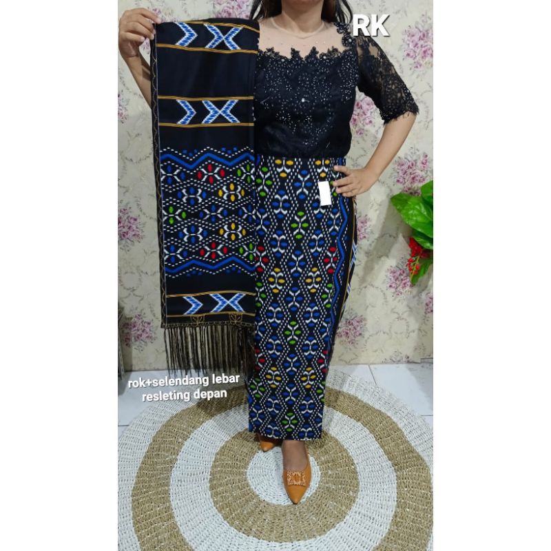 Jual Rok dan selendang katun sipisopiso dasar HITAM | Shopee Indonesia