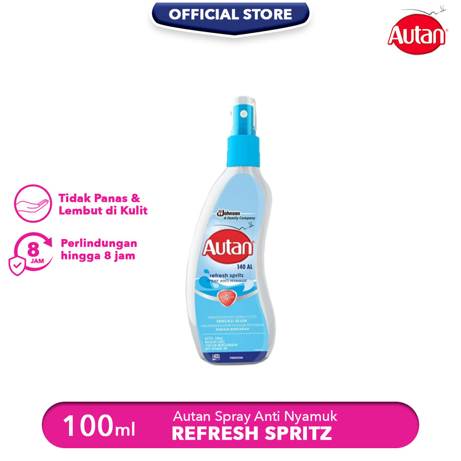 Jual Autan Refresh Spritz Liquid 100ml / Perlindungan dari Nyamuk ...