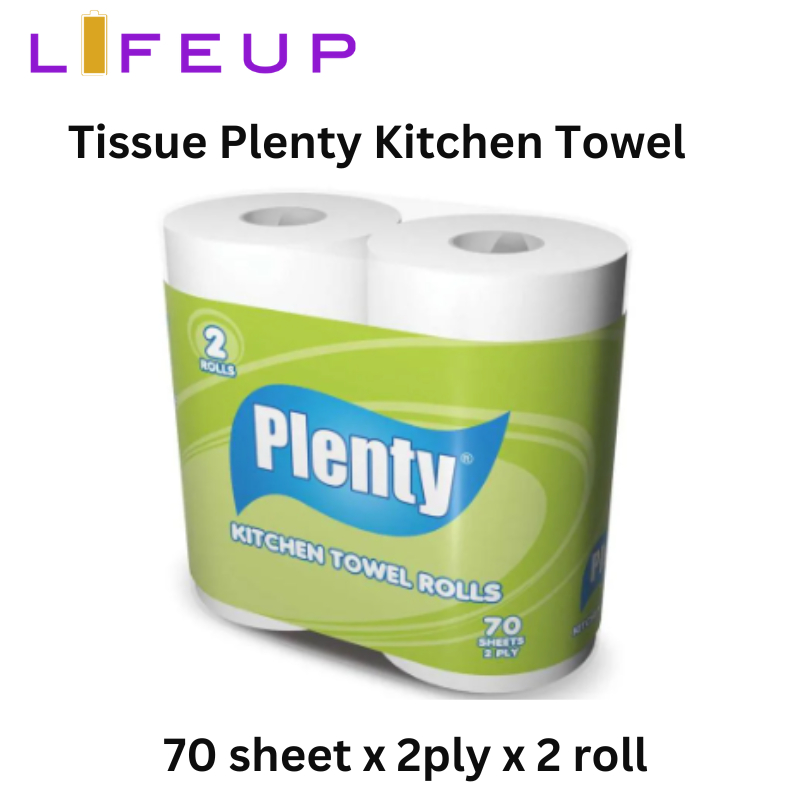 Jual Tisue Plenty Kitchen Towel isi 2roll / Tissu Makan Serap Minyak ...