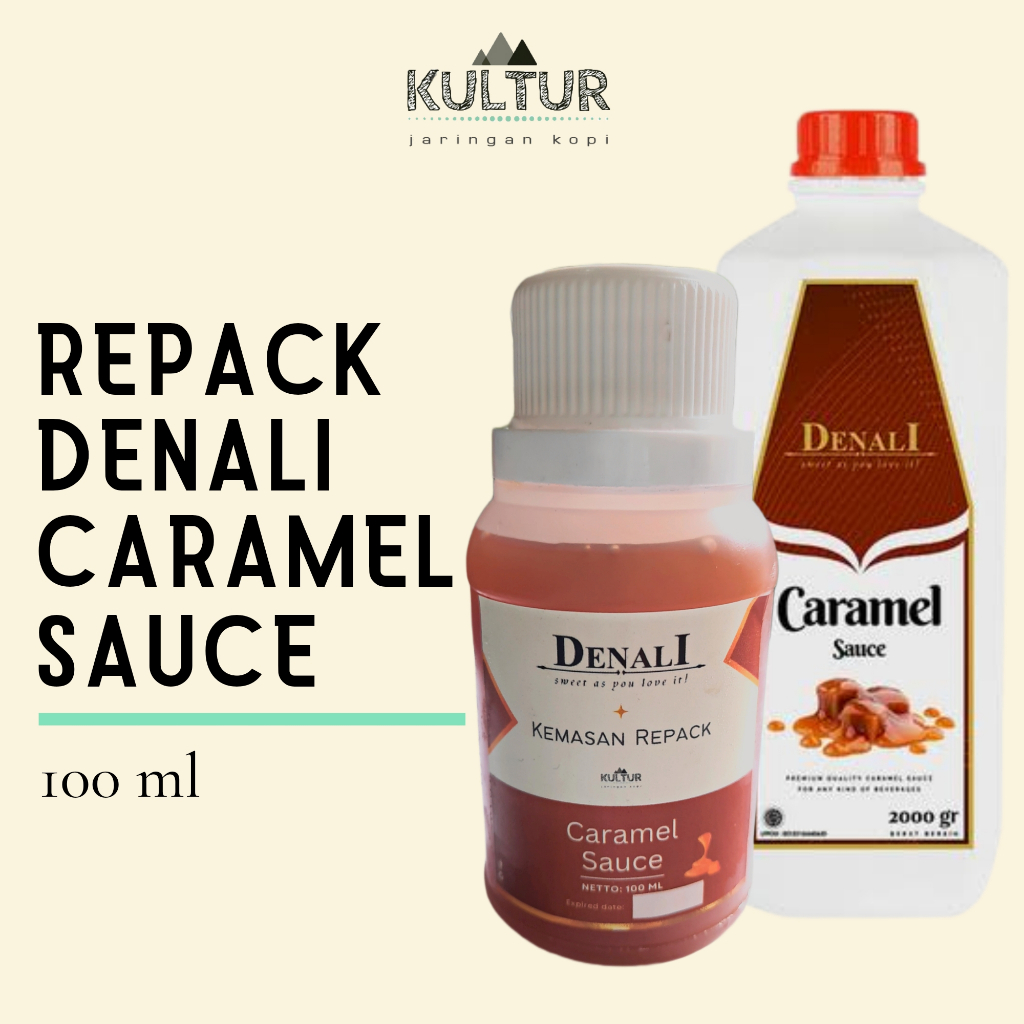 Jual SAUS KARAMEL CARAMEL SAUCE COKLAT COKELAT DENALI REPACK 250 ML ...