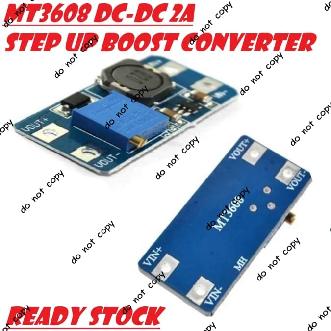 Jual MT3608 DC-DC 2A Step Up Boost Converter Module Power Supply MT 3608 | Shopee Indonesia
