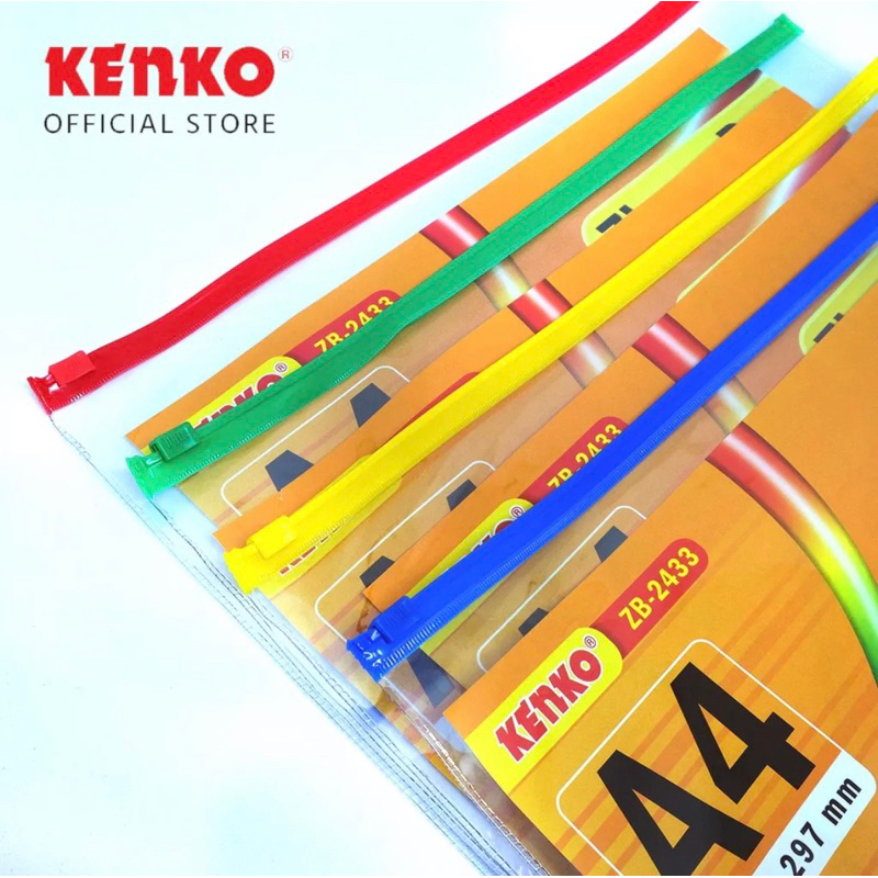 Jual ZIPPER BAG KENKO A4 ZB-2433 | Shopee Indonesia