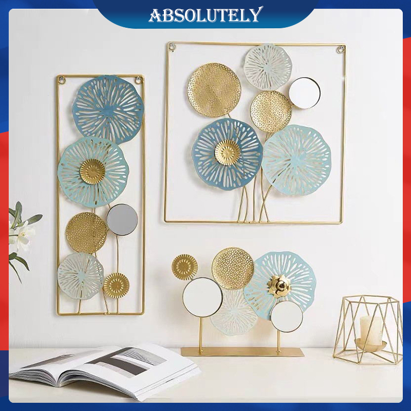 Jual Wall Decoration 3D & Table Decor / Hiasan Dinding Besi Emas ...