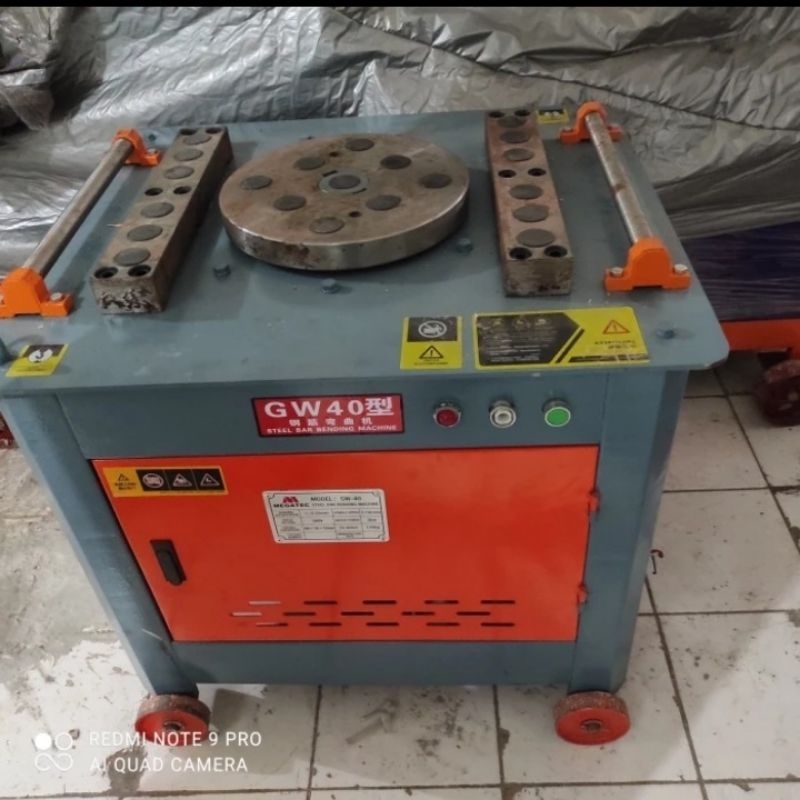 Jual Steel Bar Bender machine megatec GW40 mesin pembengkok besi beton | Shopee Indonesia