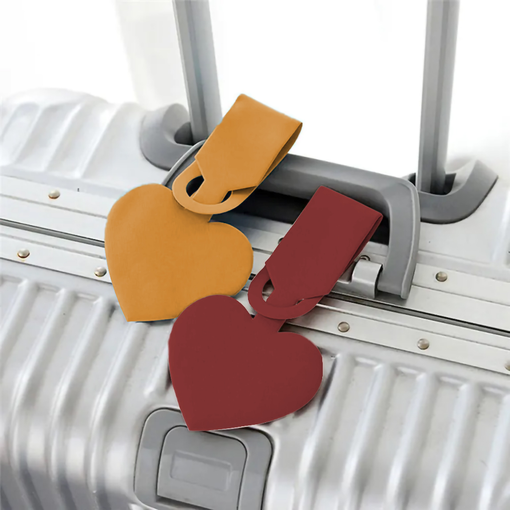 Jual Luggage tag / Label Koper / Tag Koper / Label Nama Faux Leather ...