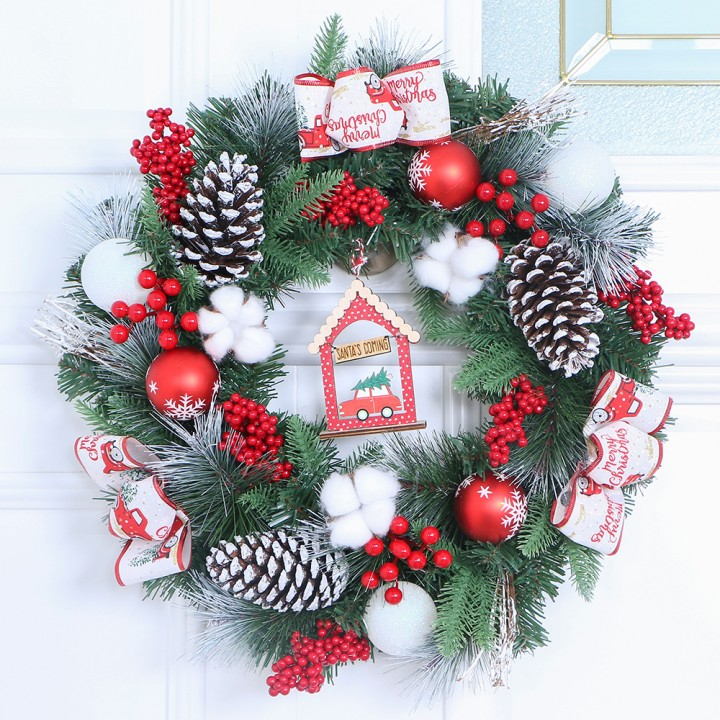 Jual Hiasan Krans Natal Pajangan Ornament Dekorasi Aksesoris Natal ...