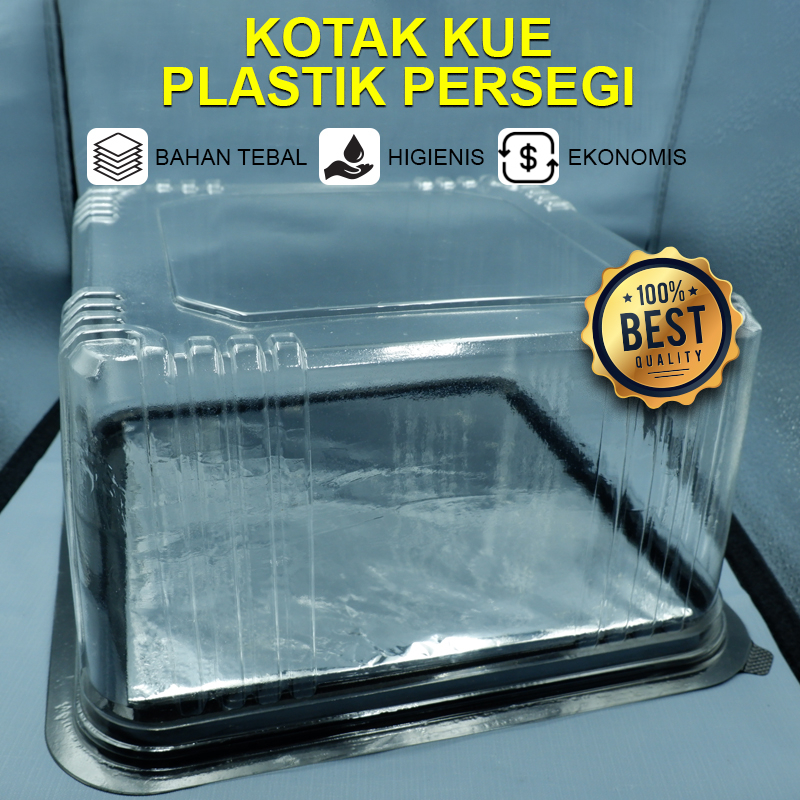 Jual Kotak Plastik Mika Kue Ulang Tahun Black Forest Tray Mika Model ...