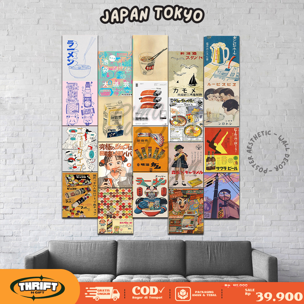Jual Dekorasi Kamar Aesthetic / Poster Dinding / Poster Aesthetic ...