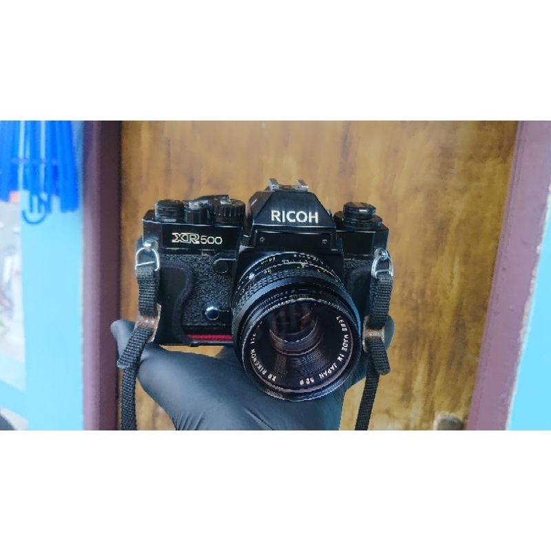 Jual Kamera analog Ricoh xr500 lensa rikenon 50mm f2 mulus display ...