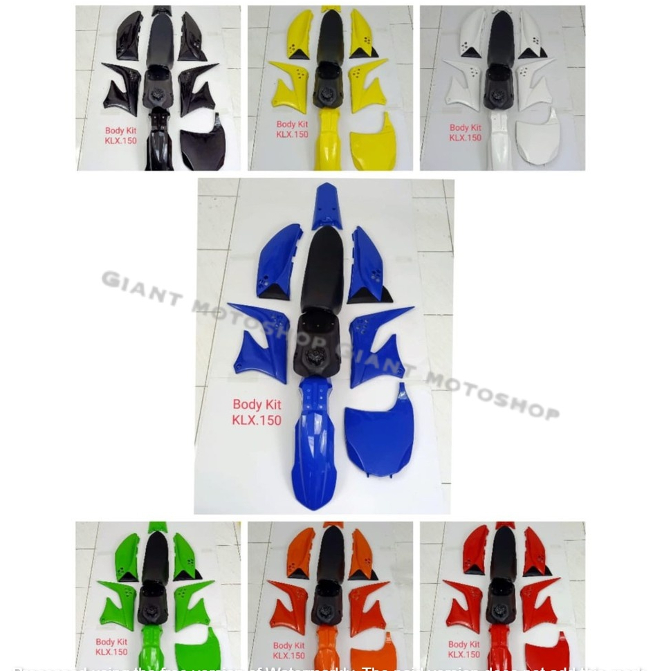 Jual BODY KIT KLX 150 FULL SET (Trail KLX) BODYKIT BODY SET TRAIL KLX ...