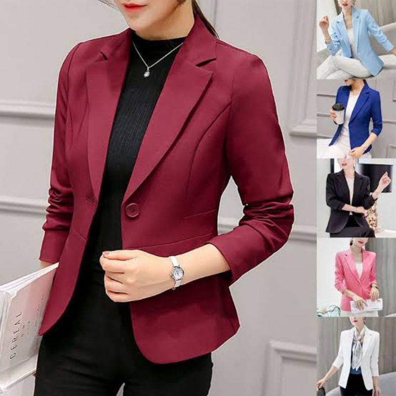 Jual JAS WANITA BLAZER WANITA,BLAZER CEWEK PAKAIAN FORMAL,JAS BLAZER ...