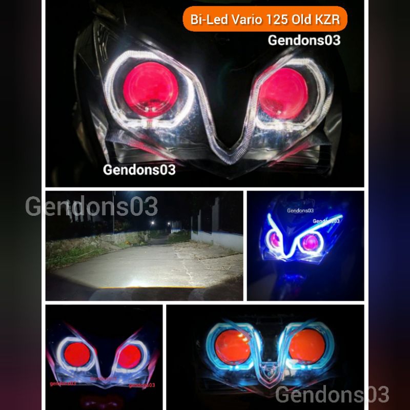 Jual Reflektor Lampu Bi-Led Bmw Vario 125 Old KZR Super Terang | Shopee ...