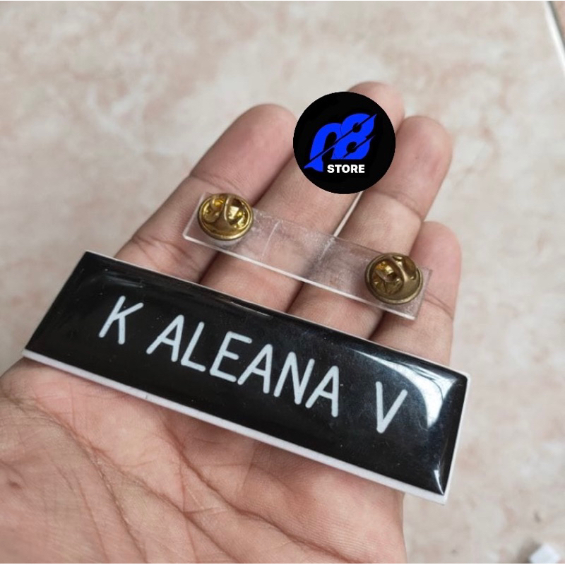 Jual PAPAN NAMA DADA AKRILIK NAME TAG DADA GRAVIR NAME TAG AKRILIK ...