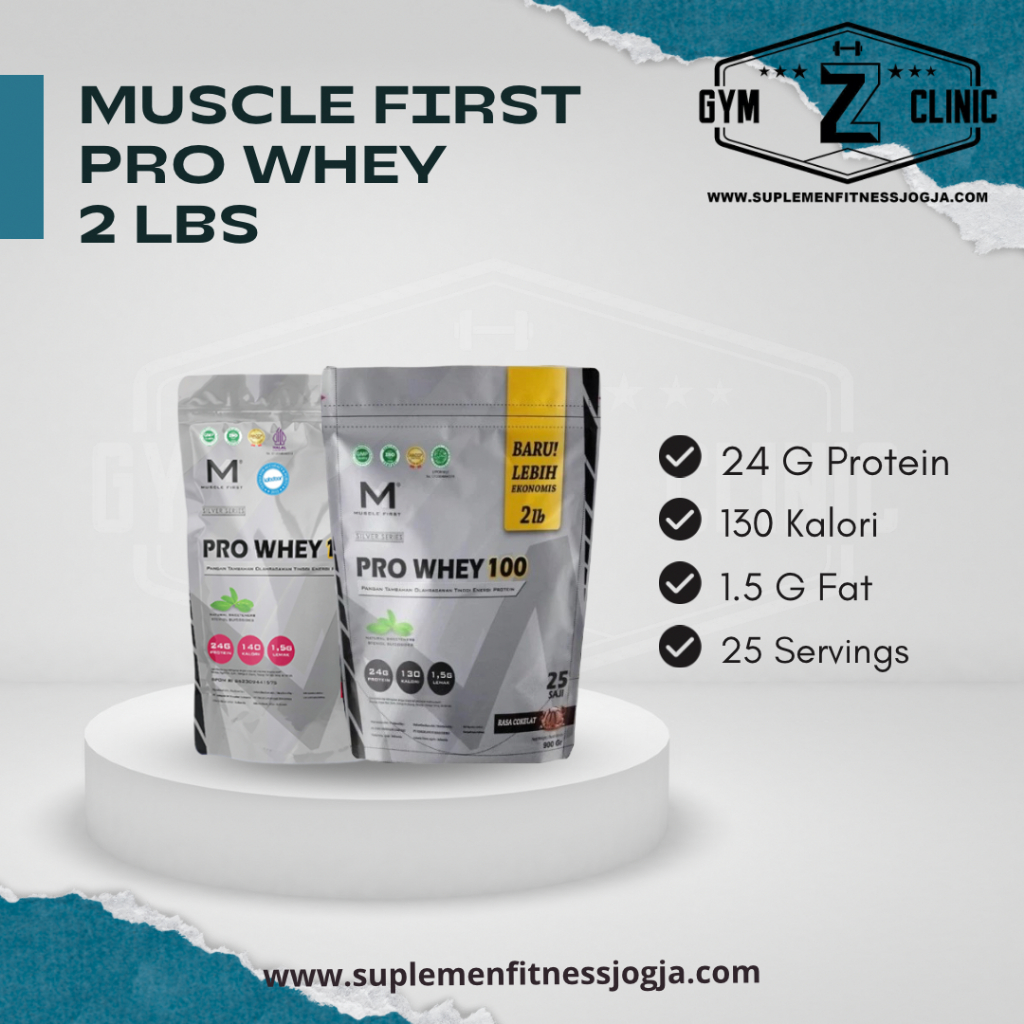 Jual Muscle First Pro Whey 100% 2lbs Whey Protein 900gr 25 Serving ...