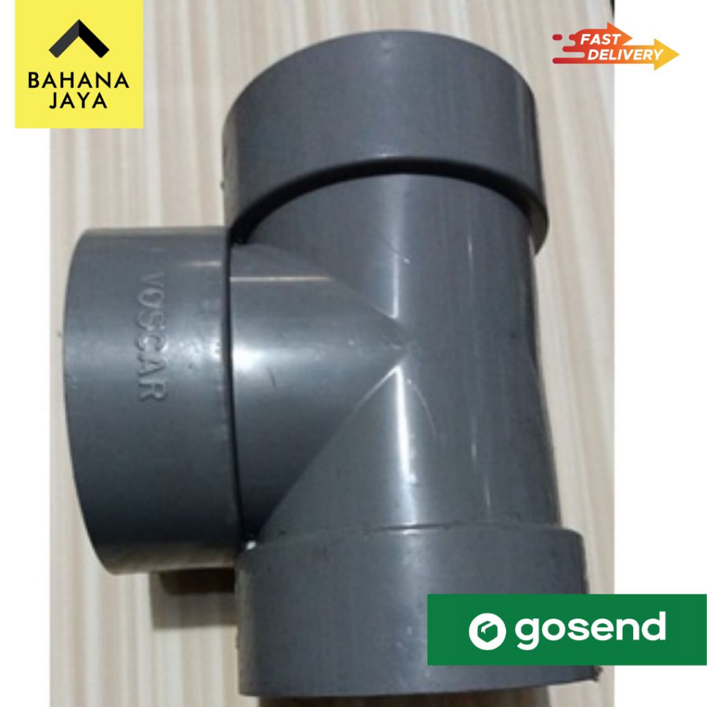Jual Tee 2 1/2" inch / 3" / 4" Sambungan Pipa T Paralon Pralon PVC POWER D/ 2.5" Inch Teestek ...