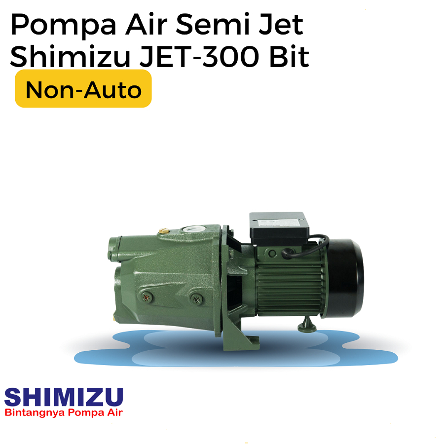 Jual Shimizu JET-300 BIT Pompa Air Sumur Dangkal Semi Jet Pump | Shopee Indonesia