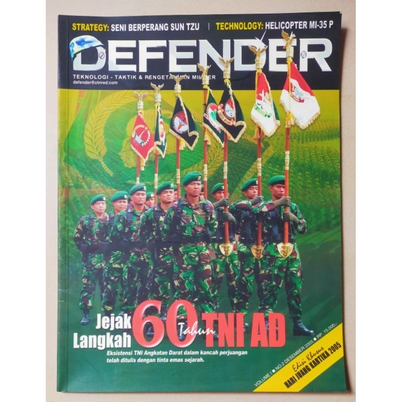 Jual Majalah Militer Defender no.2 Desember 2005 : Jejak Langkah 60 ...
