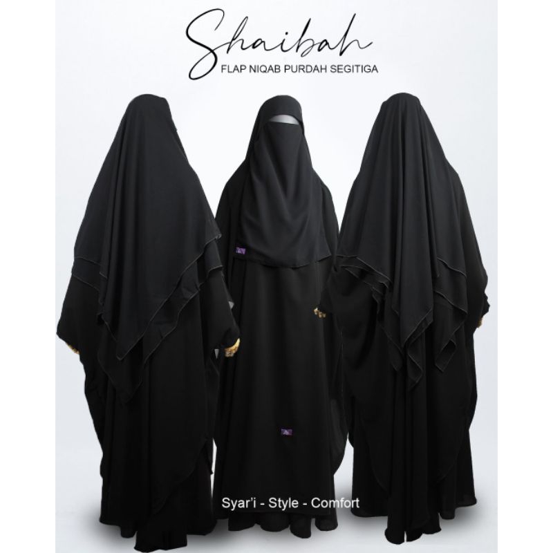 Jual Flap Niqab Segitiga Shaibah Fataya Hijab | Shopee Indonesia