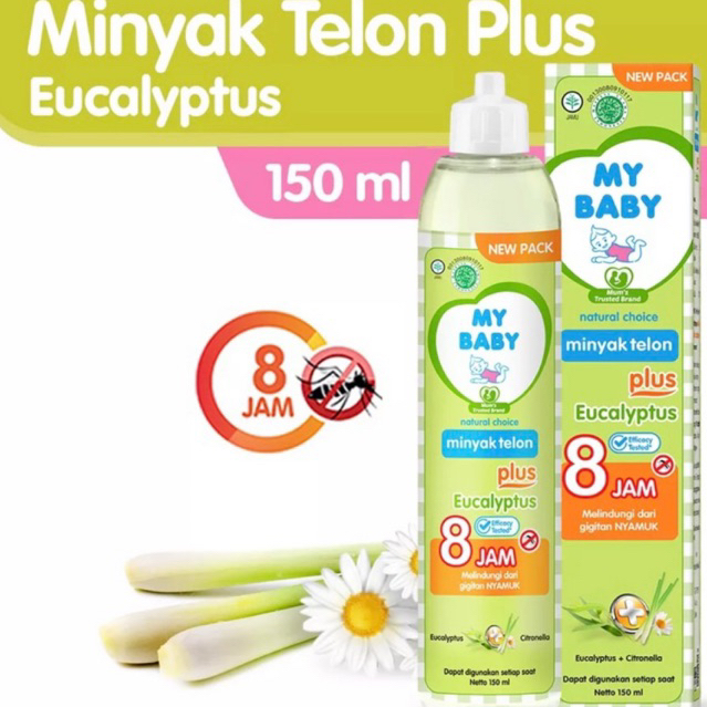 Jual My Baby Minyak Telon Plus 8Jam Mybaby Anti Nyamuk 8 jam Minyak ...