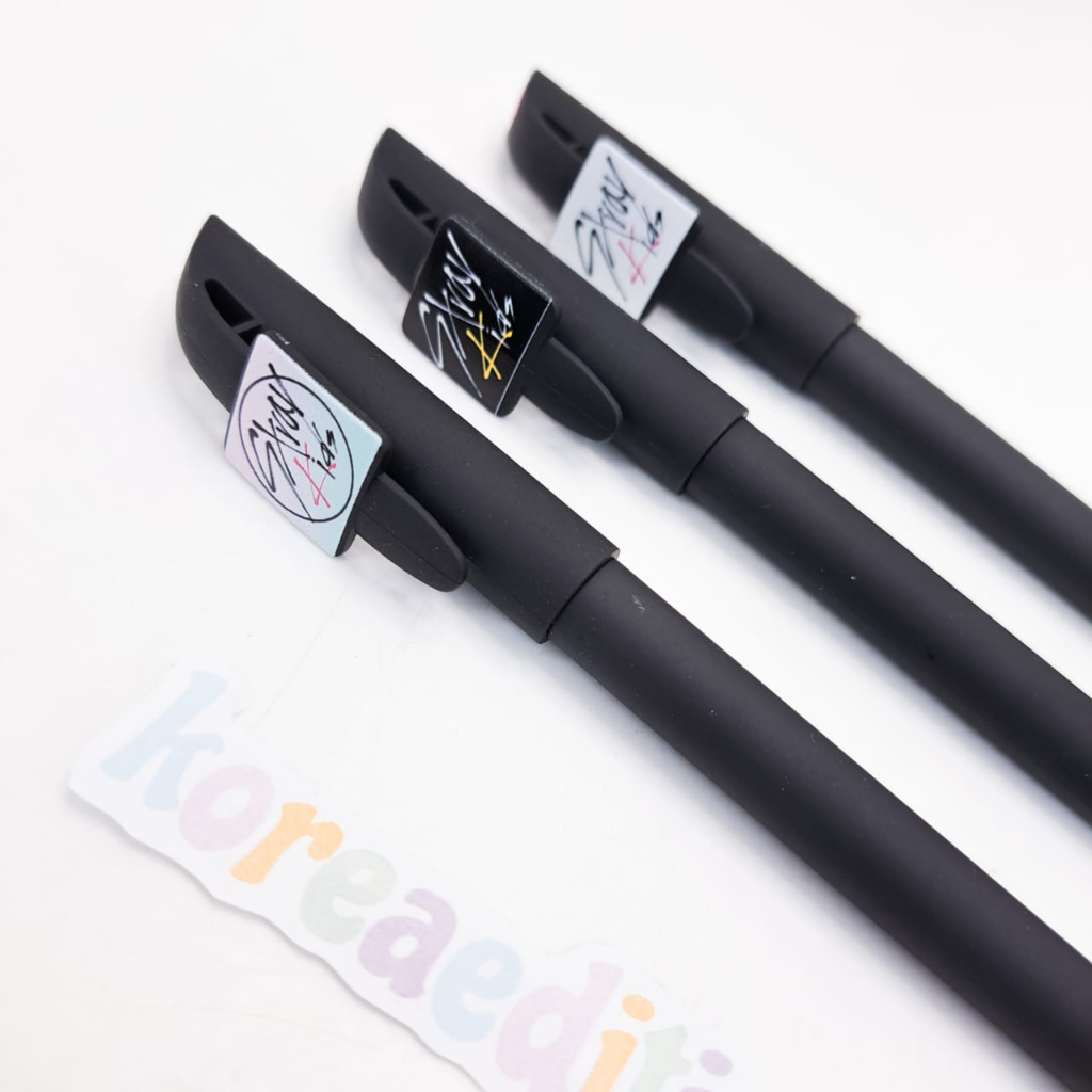 Jual Gel Pen Import Black Kpop Blackpink BTS EXO Enhypen NCT Seventeen ...