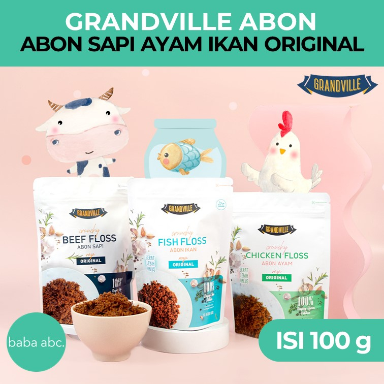 Jual Abon CIPUNG Abon GRANDVILLE Beef Floss Abon Sapi Chicken Floss ...