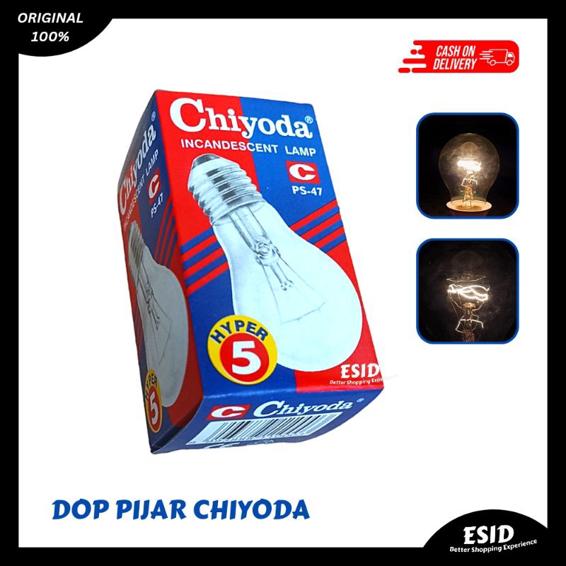 Jual Lampu Dop Pijar Chiyoda 5w PS-47 | Hyper 5 | Dop Kuning Hangat ...