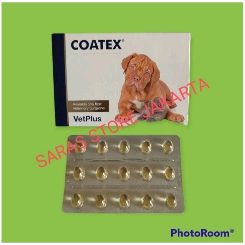 Jual COATEX VetPlus Vitamin UNTUK KUCING DAN ANJING - Per Strip (15 ...