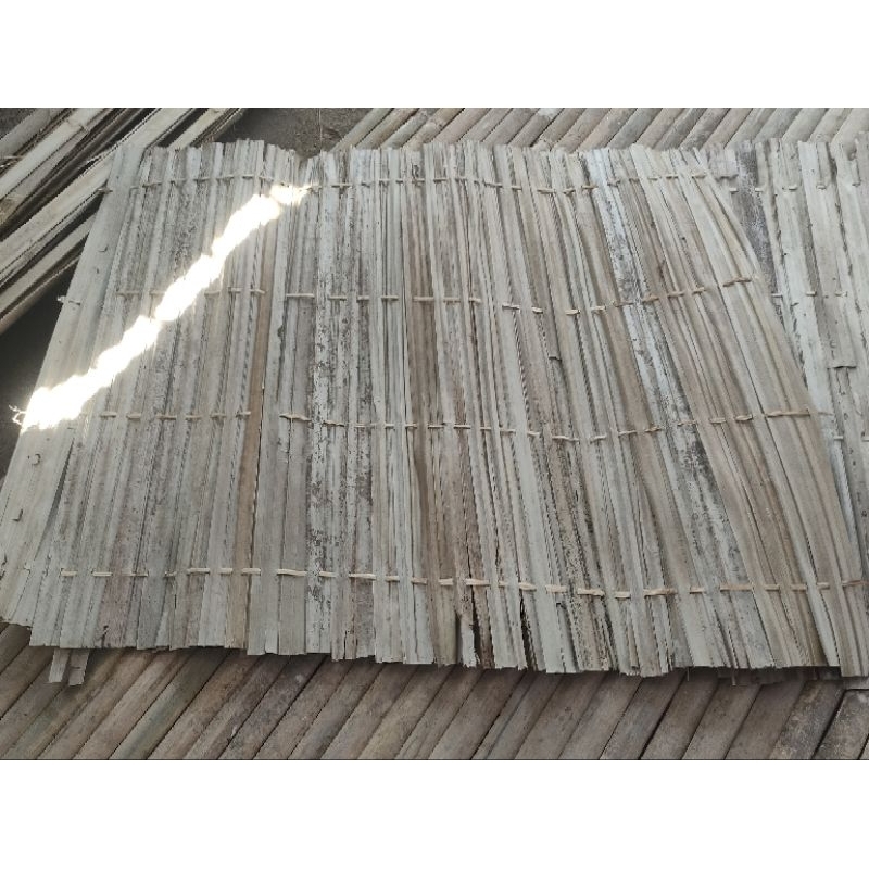 Jual plafon daun Rumbia welit atap gazebo 170x90cm | Shopee Indonesia