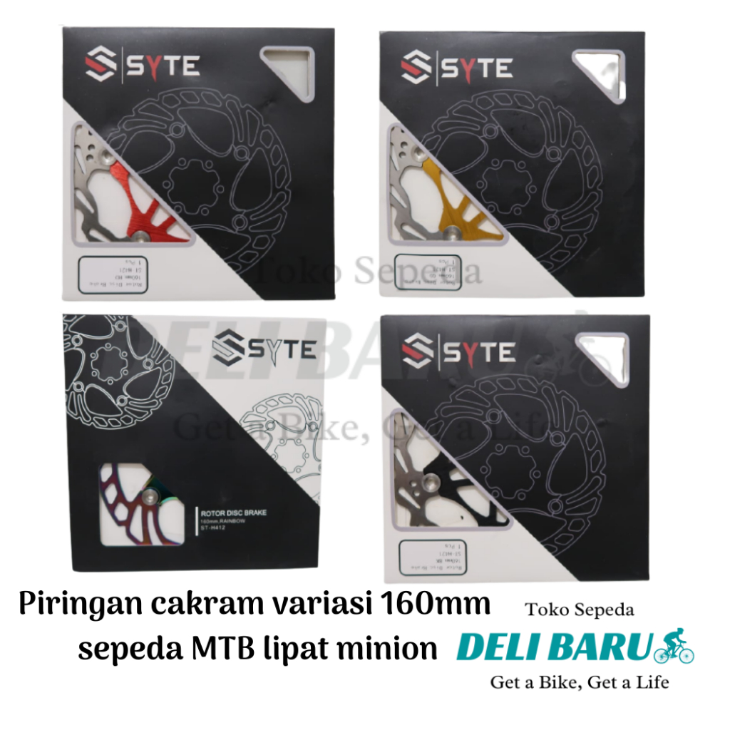 Jual SYTE Piringan rem cakram 160 mm rotor disc brake variasi warna ...