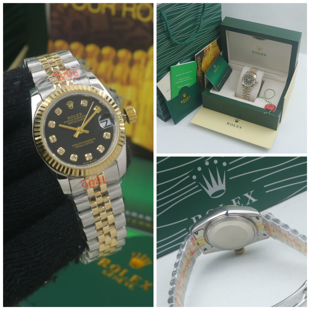 Jual JAM WANITA ROLEX MINI AUTOMATIC TANPA BATRAI ELEGAN MEWAH ...