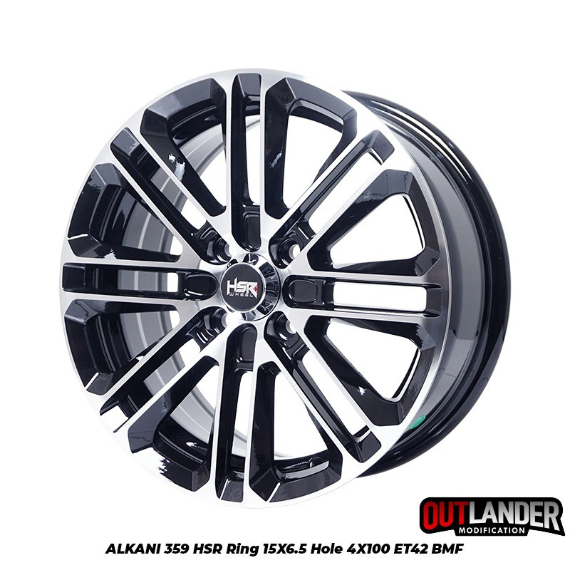 Jual Velg HSR Alkani R15 Mobil Racing Brio Datsun Go Agya Calya Sigra ...