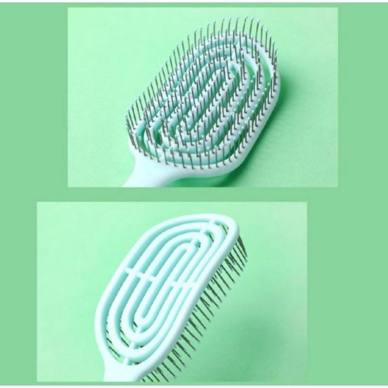 Jual COD BALI MINISO Mini Portable Standing Paddle Brush Sisir Miniso ...