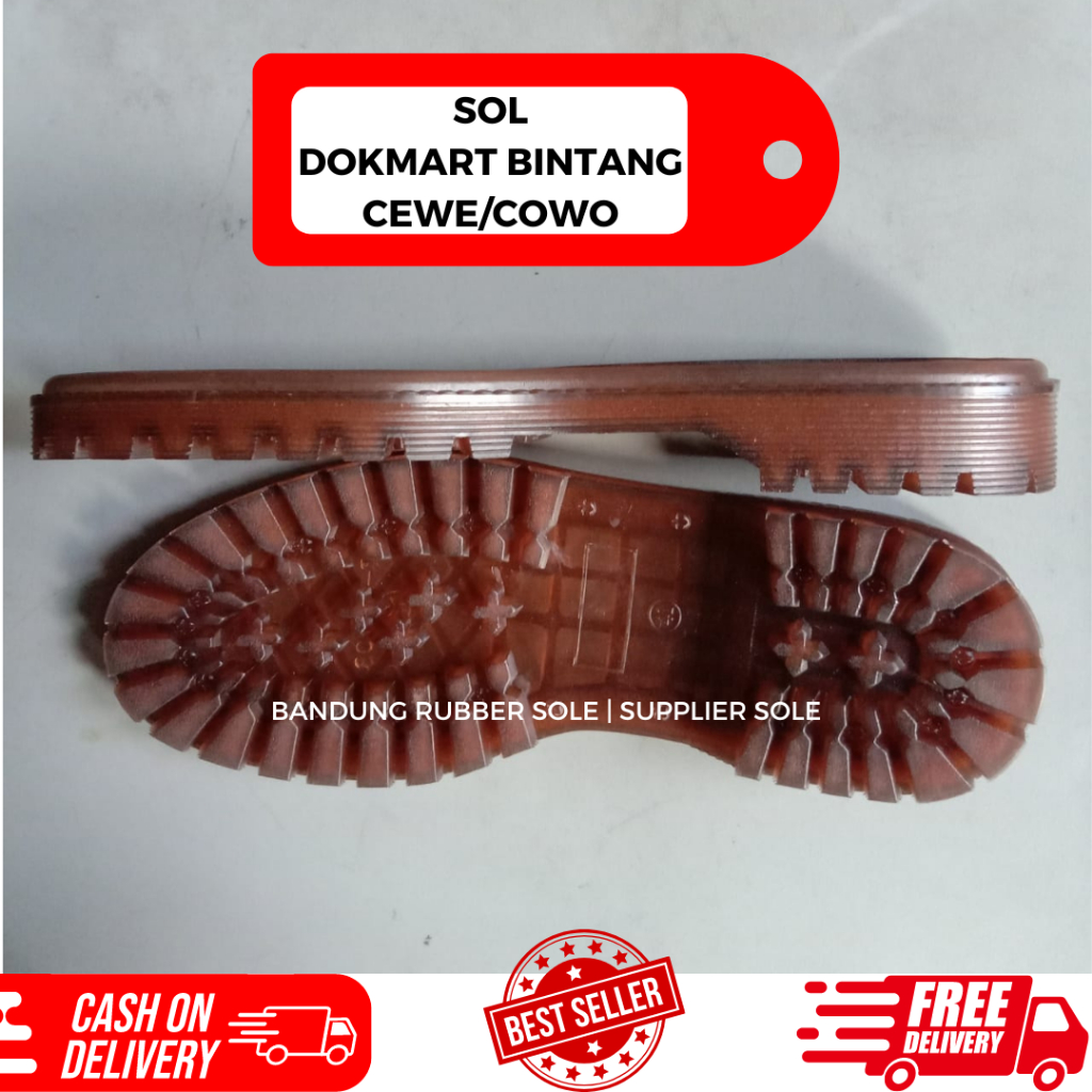 Jual Sol Sepatu Dokmart Kaca Bintang - MTR Dokmart Kaca Bintang ...
