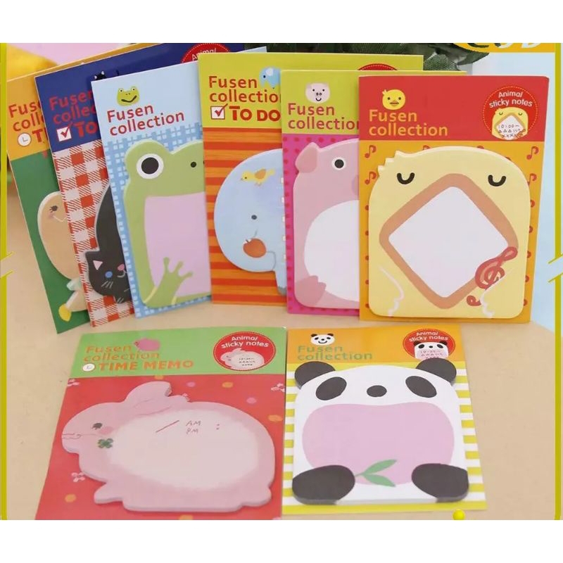 Jual Sticky Notes Memo animal/Kertas Memo karakter stationery | Shopee ...