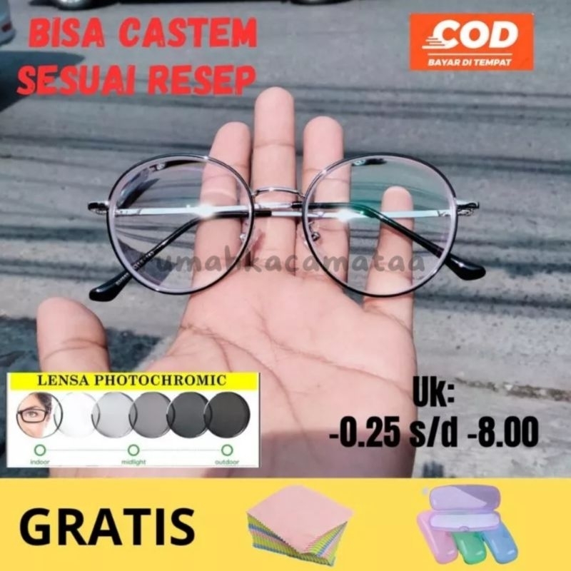 Jual Kacamata Minus Photocromic -0.25 sampai -8.00 Kacamata Rabun Jauh ...